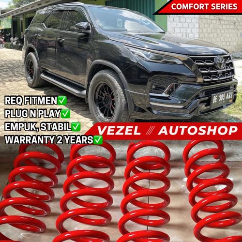 Jual Lowering Kit Fortuner VNT VRZ Bensin/Diesel Per Empuk Per Ceper ...