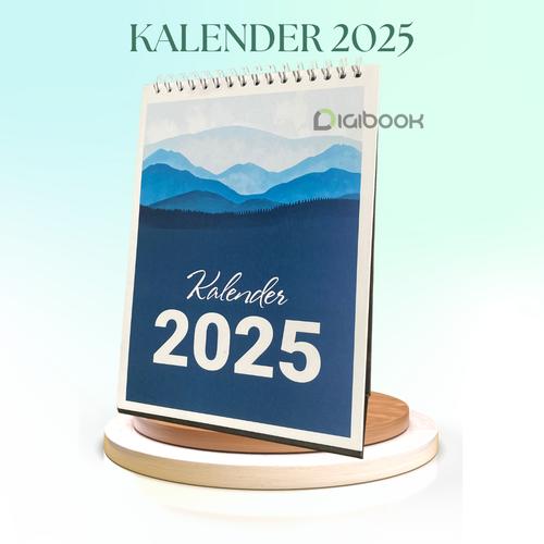 Promo Cetak Kalender Meja 2025 Duplex-Linen Tema Pegunungan - Duplex ...