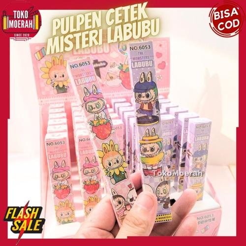 Jual PULPEN MISTERI LABUBU BLIND BOX MYSTERY BOX PEN CETEK MEKANIK ...