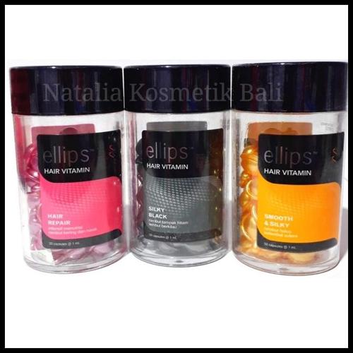 Jual Ellips Hair Vitamin Pro Keratin Complex Isi 50 Kapsul - Keratin ...