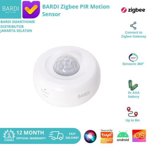 Promo BARDI Smart Zigbee PIR Motion Sensor WiFi Hub - GATEWAY+PIR+DS ...