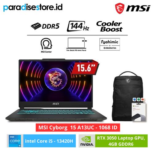 Jual MSI Cyborg 15 A13UC i5-13420H / 16GB / 512GB SSD / RTX 3050 4GB / W11 Home / OHS21 / 15.6 ...
