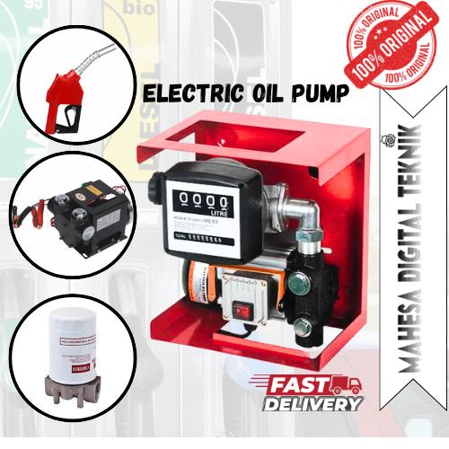 Jual Flow meter Solar Analog 4 digit Pompa BBM Solar/Oli 60LPM 220V ...