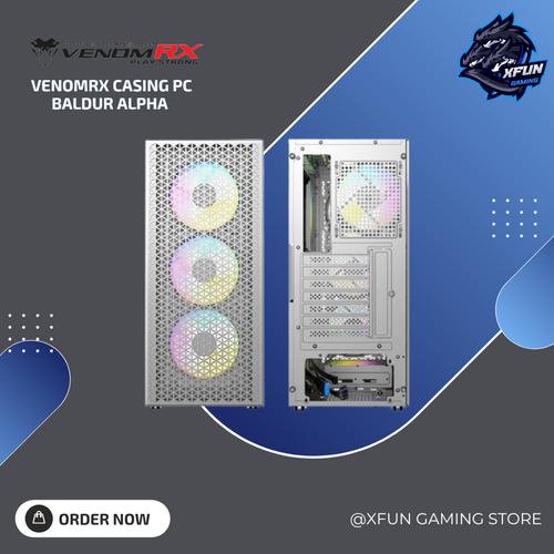 Jual VenomRX BALDUR ALPHA Tempered Glass ATX Gaming Case - Kota ...