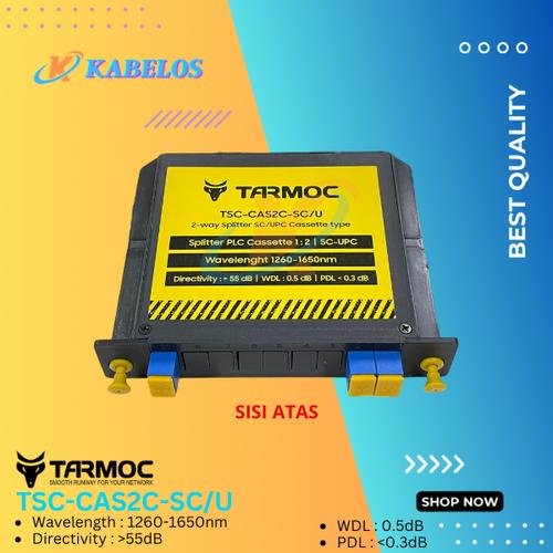 Jual Tarmoc Splitter FO 1:2 SC/UPC | Splitter 1:2 Box Cassette Fiber ...