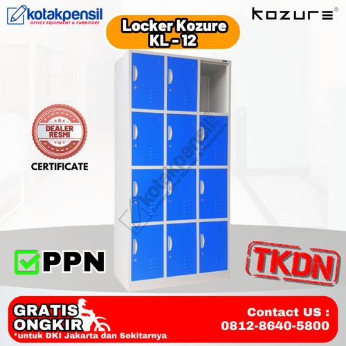 Jual Locker KOZURE KL12 Lemari Locker Besi Loker 12 Pintu KL 12 Free ...