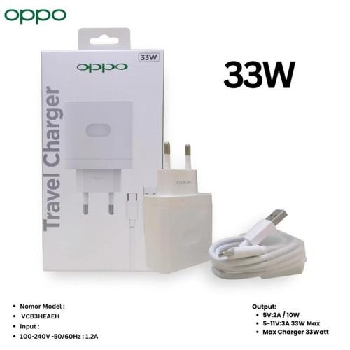 Jual Charger Oppo A3X 4G Original 33watt USB type C fast charging ...