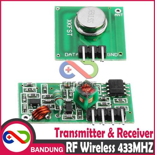 Jual 433MHZ RF WIRELESS TRANSMITTER & RECEIVER PAIR MODULE - Jakarta ...