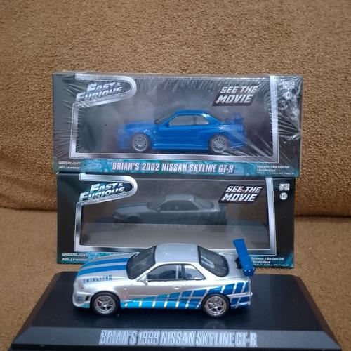 Jual greenlight Nissan skyline Brian R34 silver 1/43 - Kab. Banyumas - RTM GARAGE | Tokopedia