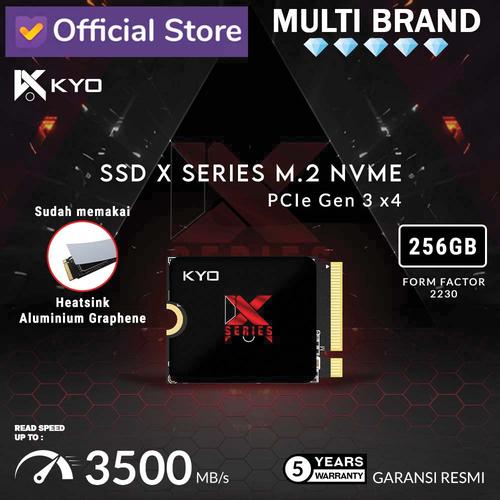 Jual KYO X30 2230 PCIe 3.0 X Series 256GB NVMe SSD M.2 NVMe Gen3 x4 ...