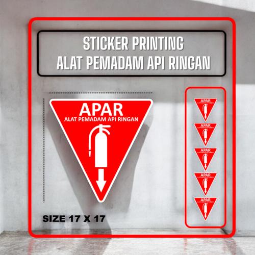 Jual Sticker Stiker Printing APAR Alat Pemadam Api Ringan Isi 5Pcs ...