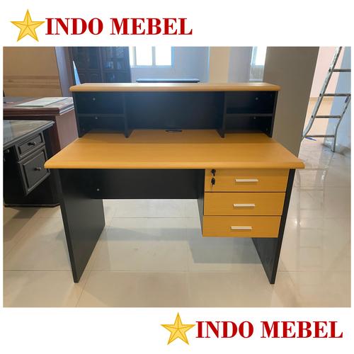 Jual Meja Counter Kasir / Meja Resepsionis PVC UK 120 x 80 cm / Meja ...