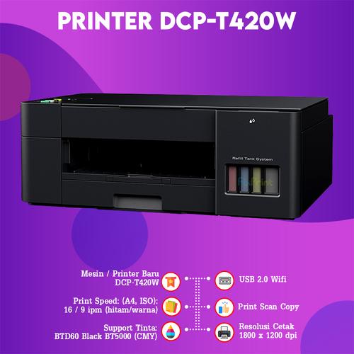 Promo Printer Brother DCP-T420W / 420W Garansi Resmi T420 All in One ...