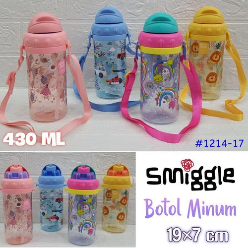 Jual Botol Minum Smiggle / Tempat Minum Smiggle Tali Panjang Sedotan ...