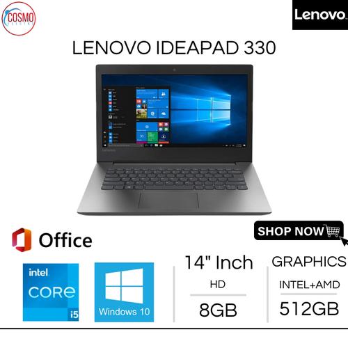 Jual LENOVO IDEAPAD 330 INTEL CORE I5-8250U | RAM 8GB SSD 512GB | 14" INCH - 8GB, SSD 256GB ...