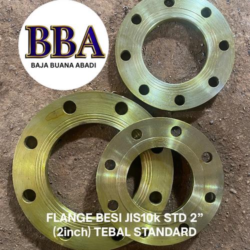 Jual FLANGE LAS BESI JIS 10k STD 2" (2inch) tebal standard - FLANGE ...