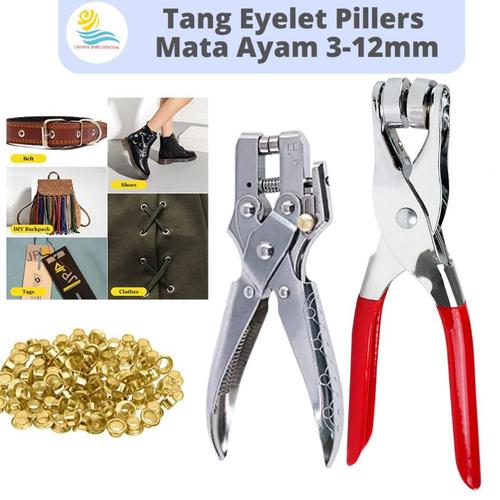 Jual TANG MATA AYAM / 2 in 1 EYELET PLIER - Silver - Kab. Tangerang ...