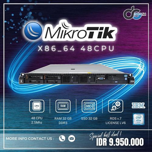 Jual Mikrotik x86 48core basic server 1u - Kab. Bogor - DScomp | Tokopedia