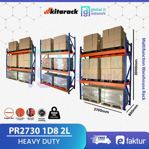 Jual KITARACK RACK PALLET 1 TON PANJANG 2,7 METER TINGGI 3 METER RACK ...