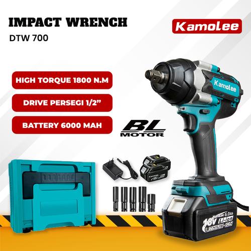 Promo Kamolee-DTW700-Kunci Pas Dampak Listrik-Electric Impact Wrench ...