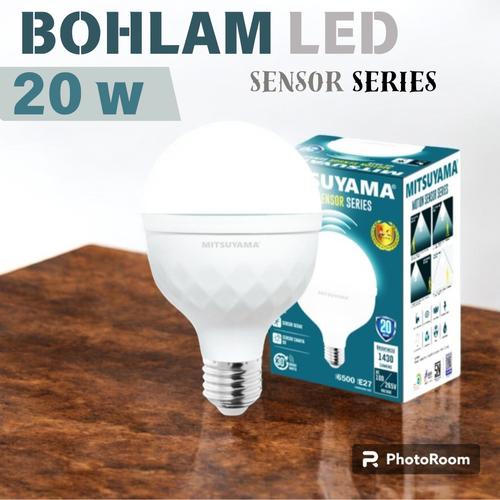 Jual LAMPU BOHLAM LED 20W SENSOR GERAK & SENSOR CAHAYA UV MITSUYAMA MS-9820MN MOTION SENSOR ...