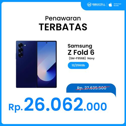 Jual Samsung Galaxy Z Fold 6 (SM-F956B) 12/256GB - Navy - Kota Malang ...