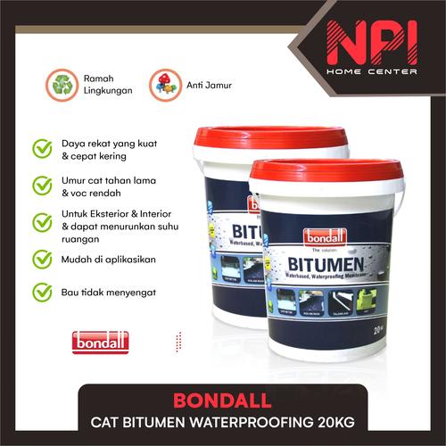 Jual Bondall - Cat Pelapis Bitumen Tembok Dinding Waterproofing ...