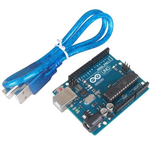 Jual Arduino Uno R3 With Data Cable Dip Ic Atmega328 Atmega 16U2 Serial ...