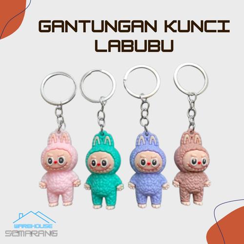 Jual Keychain/Gantungan Kunci Boneka The Monsters Labubu - Cokelat ...