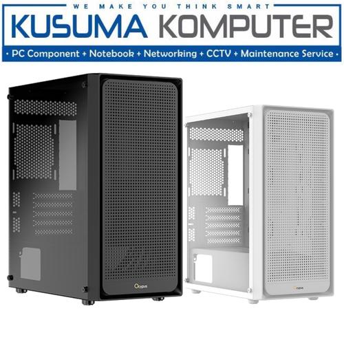 Jual Casing ocypus Gamma C50 Black White + 4 FanMicro ATX Casing PC ...