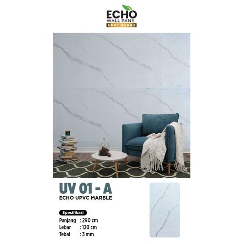 Jual upvc board echo kode A | pvc motif marmer panjang 2,9m per ...