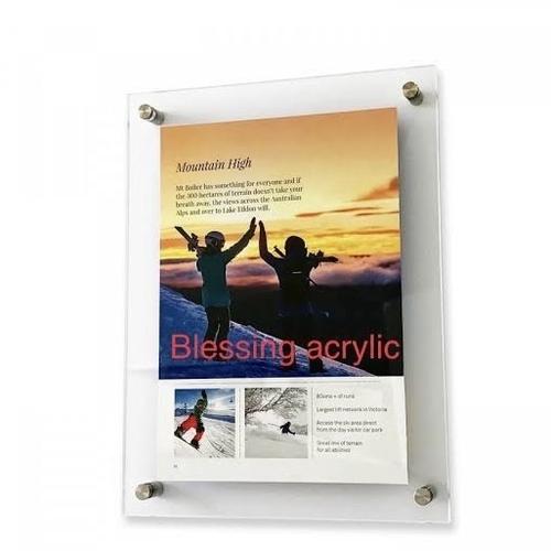 Jual AKRILIK FRAME DISPLAY BINGKAI BERKUALITAS UKURAN 90 x60 cm (NM ...