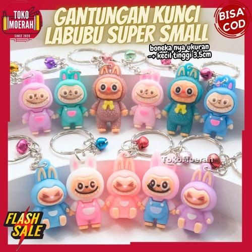 Jual GANTUNGAN KUNCI LABUBU MINI UKURAN SUPER KECIL KEYCHAIN GANTUNGAN ...