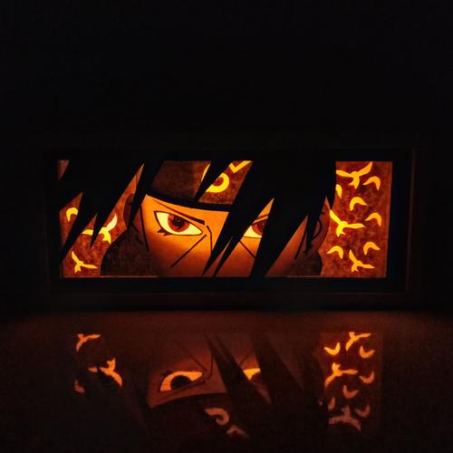 Jual Anime Lightbox 3D Lampu Kotak LED Naruto Shippuden - Itachi Uchiha ...