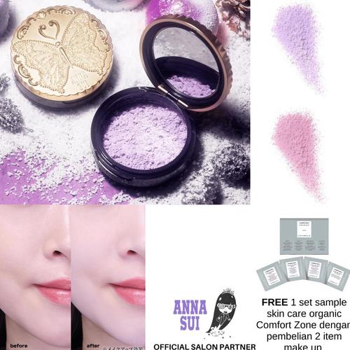 Jual Anna Sui Mini Loose Face Powder Compact Gold Refill alas bedak ...
