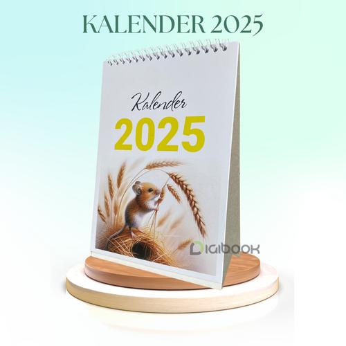 Jual Cetak Kalender Meja 2025 Duplex-Linen Tema Hewan - Duplex, 6L2M ...