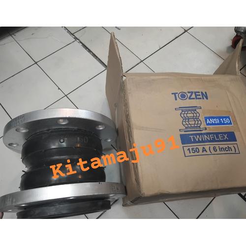 Jual Flexibel Rubber Joint Tozen Twinflex 6"inch ANSI 150 - Jakarta ...