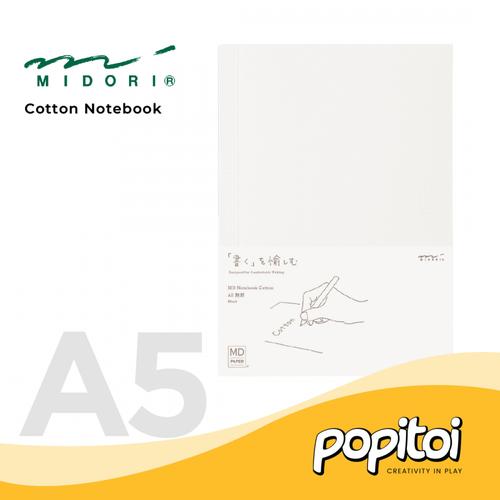 Jual Midori MD Cotton Notebook A5 | Buku Tulis Gambar Sketsa Note ...