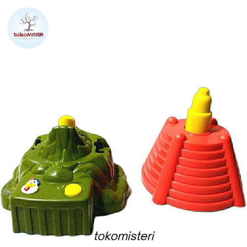 Jual Maskot Diorama Miniatur Ayam Gunung Merapi Volcano Lava Mountain ...