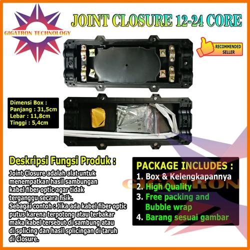 Jual Joint Closure 12 Core FO Joint Closure Mini Fiber Optic 12-24 Core ...