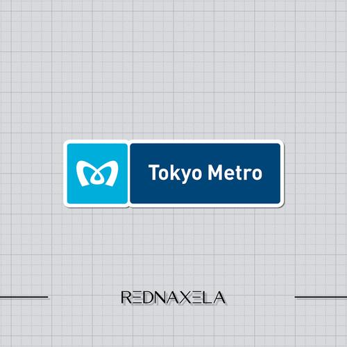Jual Stiker Vinyl Tokyo Metro Logo #3 Stiker Koper Travel Sticker - Kab ...