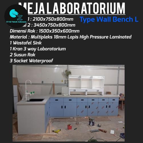 Jual Meja Laboratorium Wall Bench type L - Kab. Bogor - Gz Teknik ...