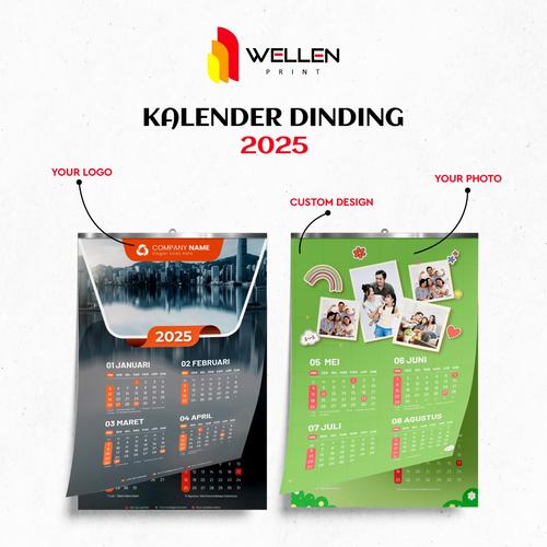 Jual WELLEN PRINT - Cetak Kalender Dinding 3 lbr / Print Calender ...