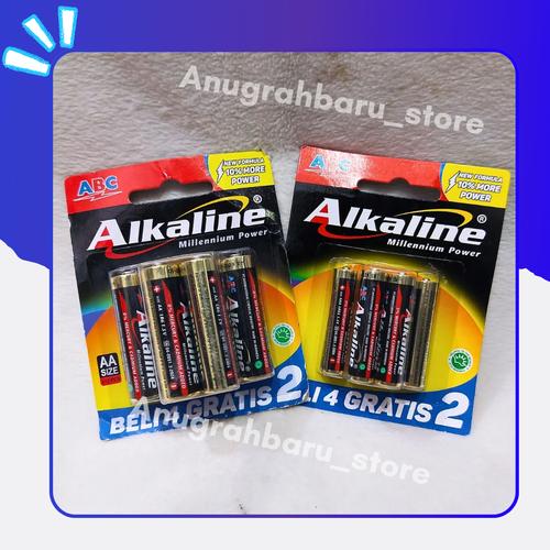 Jual Baterai Batere Battery ABC Alkaline AA & AAA - AA, 2pcs - Kota ...