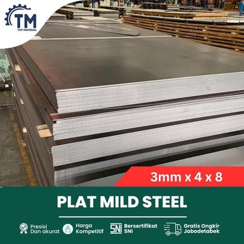 Jual Plat MS 3mm x 4x8 Feet / 1200x2400 mm / 120x240 cm / 1,2x2,4 Meter ...