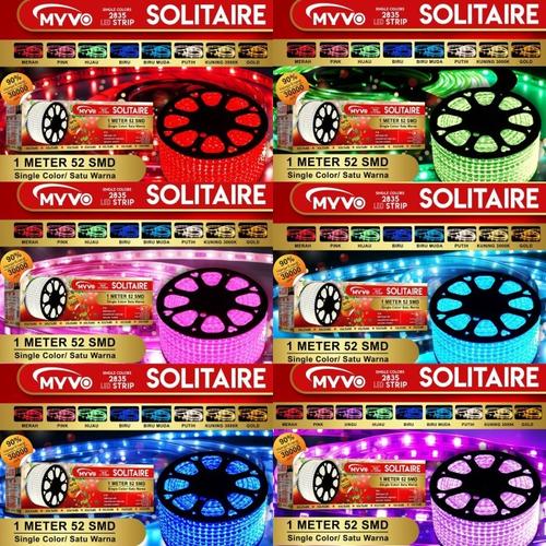 Jual HARGA PER METER MYVO SOLITAIRE LED STRIP SMD2835 IP66 220V 52LED ...