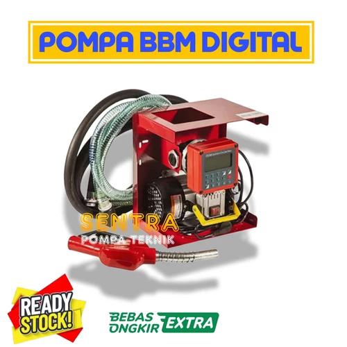 Jual Pompa Transfer BBM FlowMeter Digital Fuel Pump Dispenser Solar ...