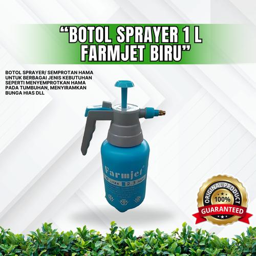 Promo BOTOL SPRAYER 1 LITER FARMJET BIRU (BOTOL SPRAYER 1L FARMJET BIRU ...