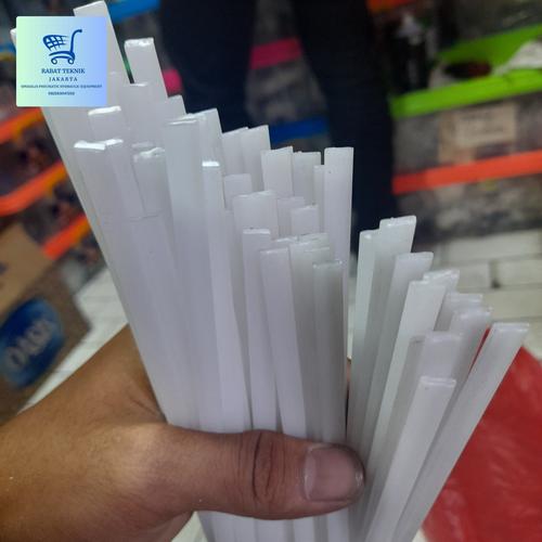Jual KAWAT LAS PLASTIC PVC WELDING ROD PUTIH 1MTR isi 30 batang ...