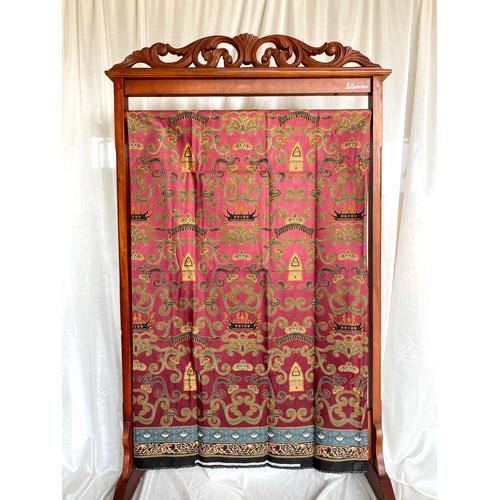 Jual Batik Gabovira_Motif Titi Gemattei PRADA_Khas Lampung - Cokelat ...